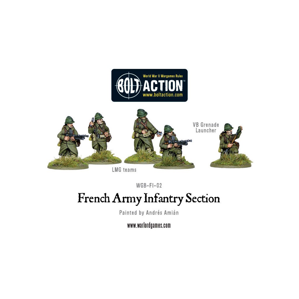 Bolt Action - French Army Infantry section - Boutique Philibert